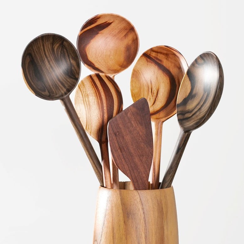 Wooden spoons for cooking, set of 4 | Gift for a chef | Itza Wood